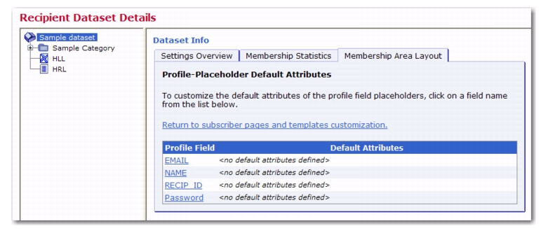 Customizing the Subscriber Interface